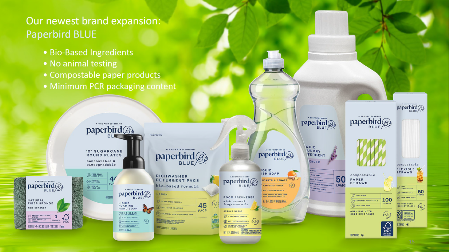Wakefern Food Corp. Expands New Paperbird Blue Line - Wakefern Newsroom