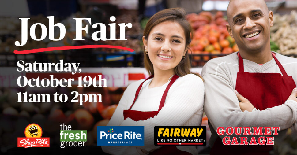 Supermarkets to Host Job Fairs on October 19 - Wakefern Newsroom